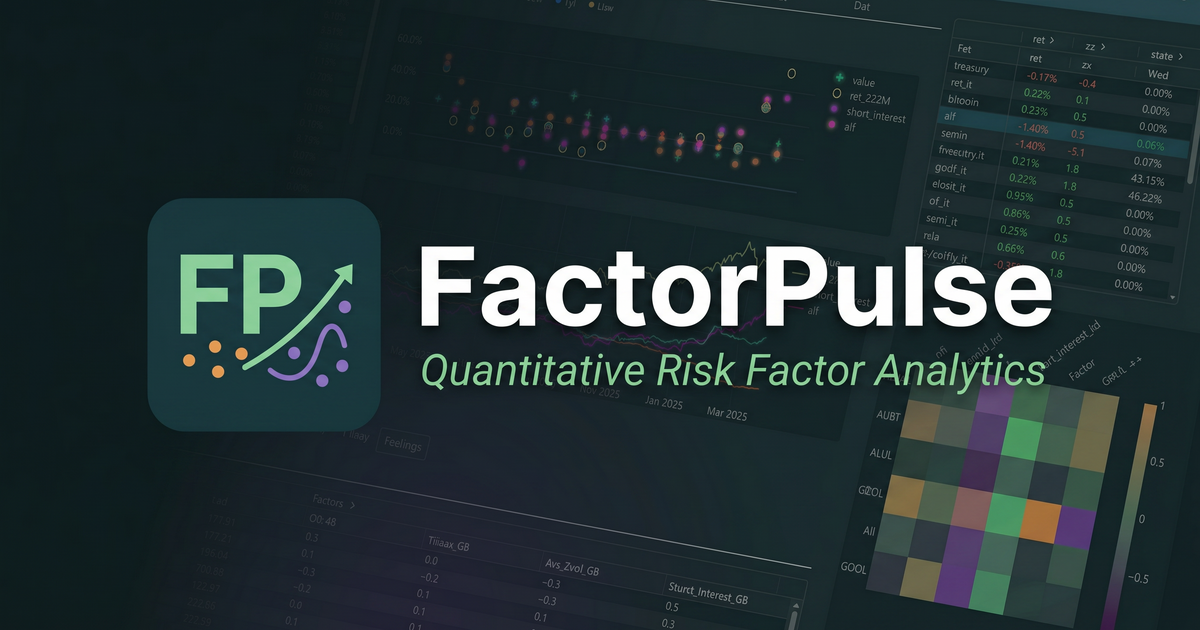 FactorPulse — AI Hardware Squeeze Forces Software Capital Rotation